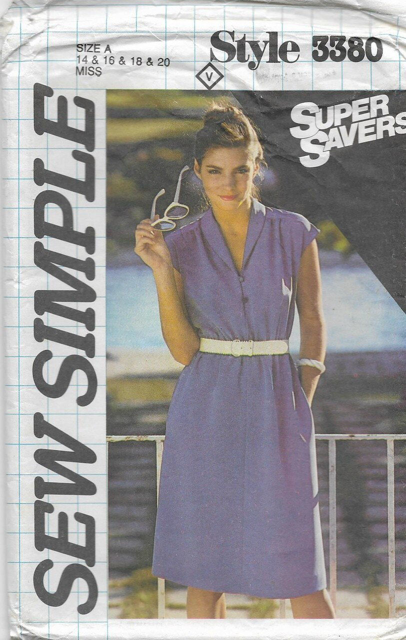 Budget Patterns. C154 STYLE 3380: DRESS SIZE 14-20