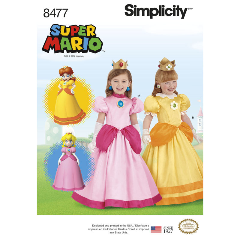 Budget Patterns. 51 SIMPLICITY 8477: SUPER MARIO COSTUME SIZE 3-8