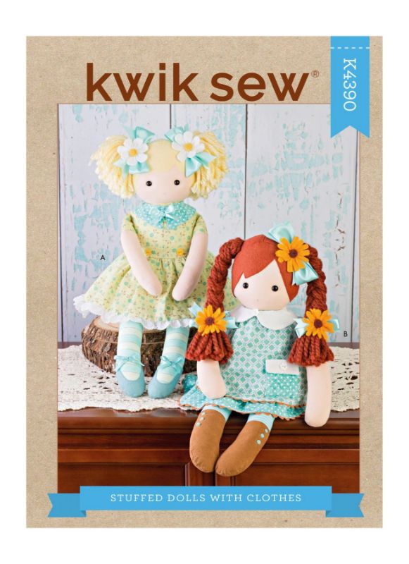 Budget Patterns. B305 KWIK*SEW K4390: DOLL & CLOUTHES