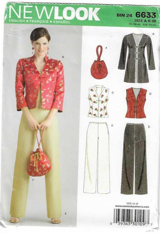 Budget Patterns. B54 NEW LOOK 6633: MIX & MATCH SIZE 8-18
