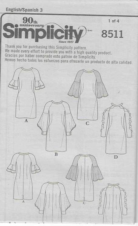 Budget Patterns. 70 SIMPLICITY 8511: DRESS SIZE 14-22